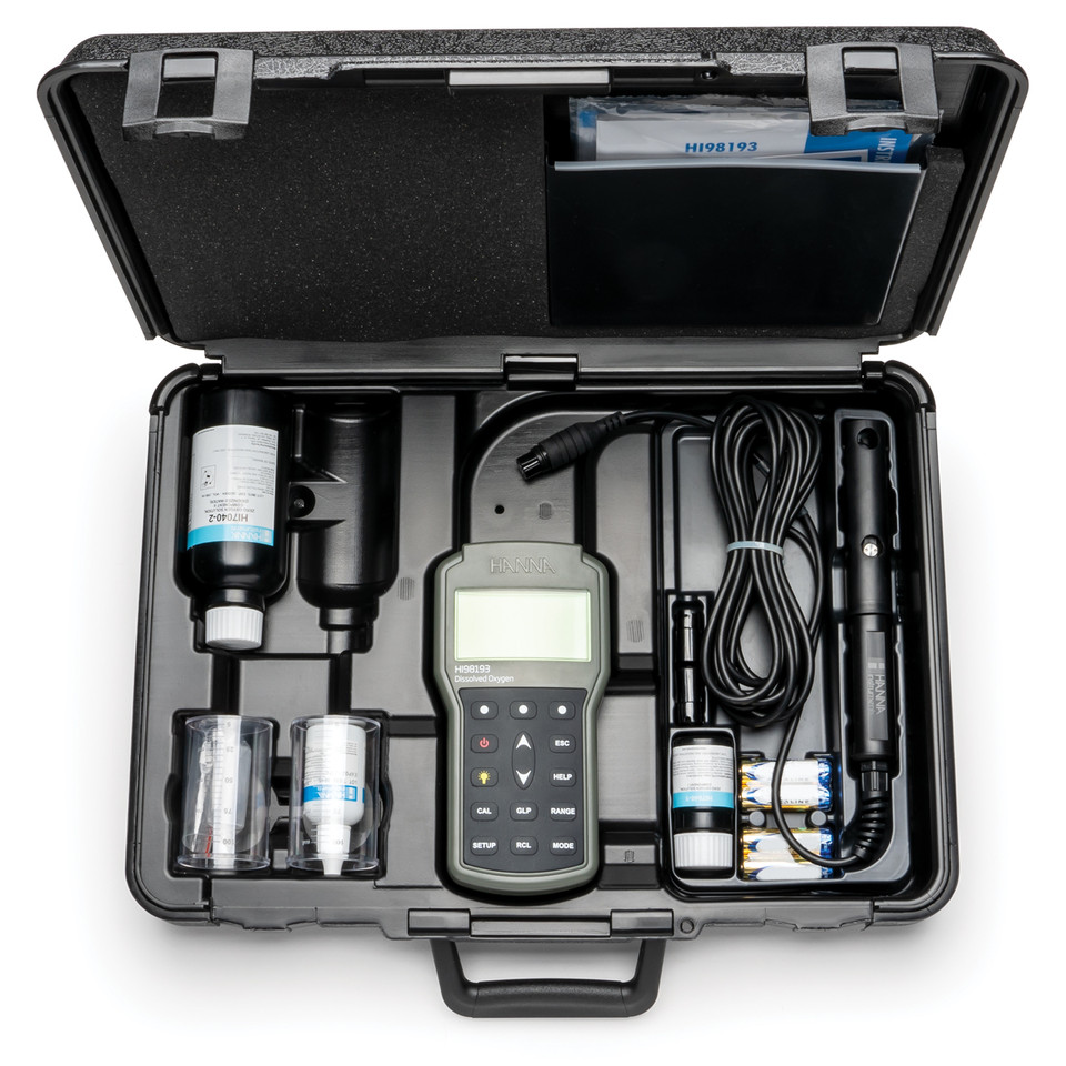 Waterproof Portable Dissolved Oxygen and BOD Meter - HI98193