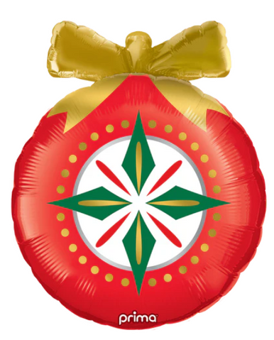22" Christmas Ornament Shape - Helium Xpress Balloon Wholesale