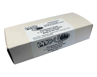 Uglu Adhesive Strips - 1" X 3" - 250 Units - Helium Xpress Balloon ...