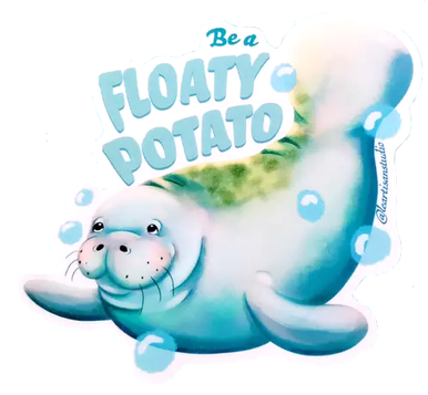 Manatee Floaty Potato