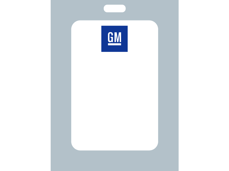GM Oil Change Stickers - Zebra Format - OILabel.com