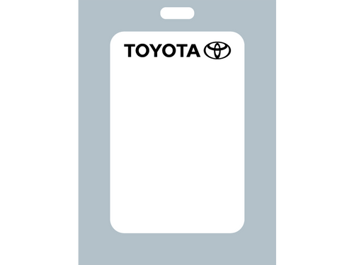 Toyota Next Service Due Stickers - Zebra Format - OILabel.com