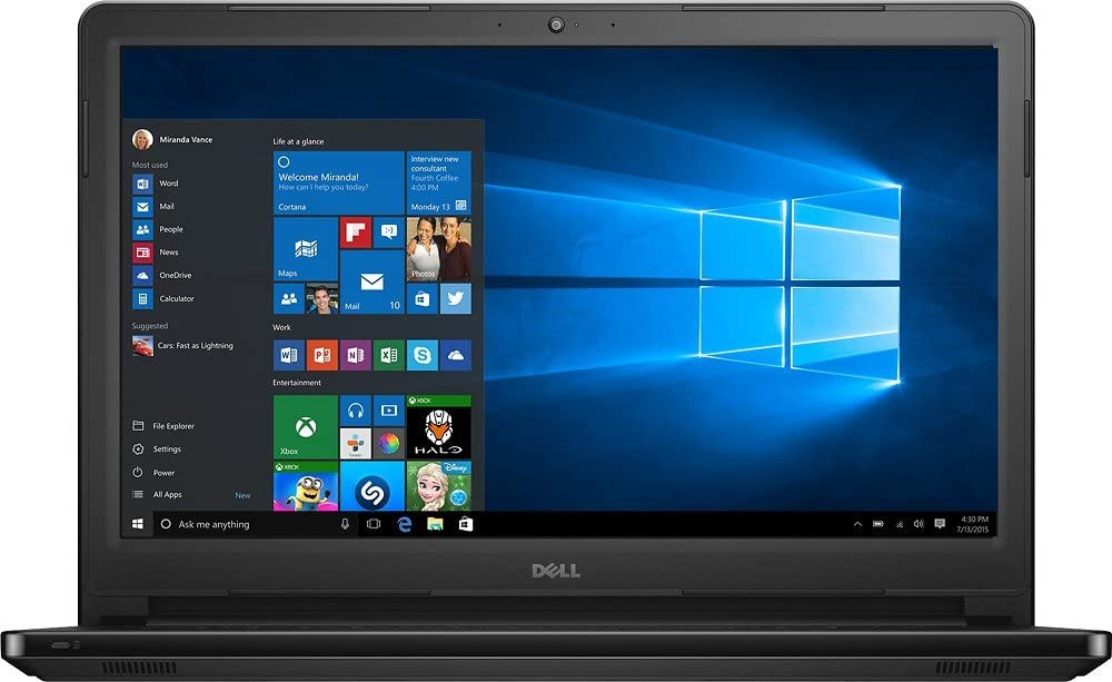 Dell Inspiron 5566, 15.6" HD Laptop, Core i5 7th Gen, 8GB RAM, 256GB ...