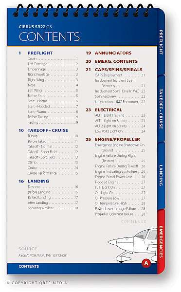 Cirrus SR22 G3 Turbo Multi Page Checklist CI SR22T G3 1