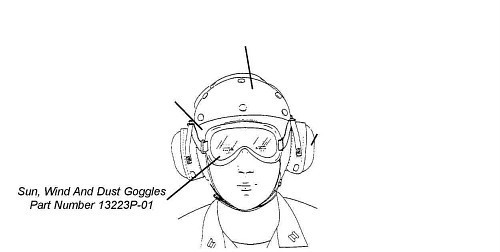 David Clark Flight Deck Helmet Goggles