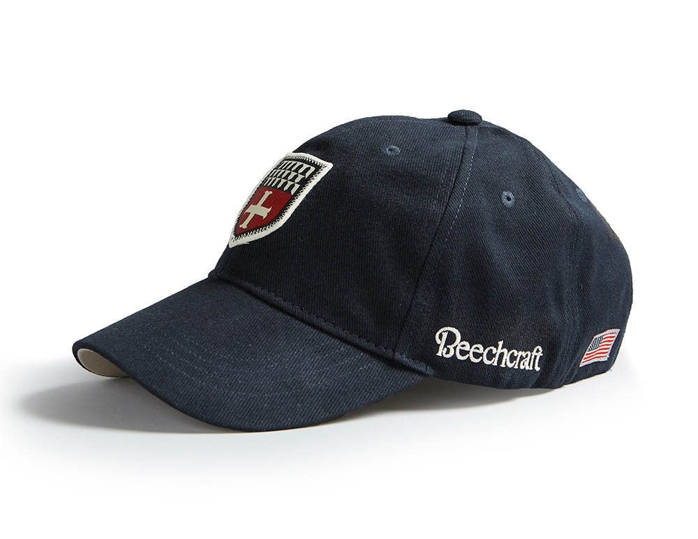 Beechcraft Cap | Navy Beechcraft Hat with Logo