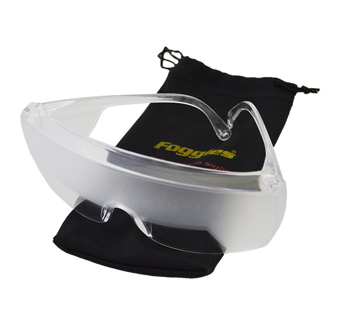 Foggles IFR Training Glasses - Clear Frosted Foggles for Glasses