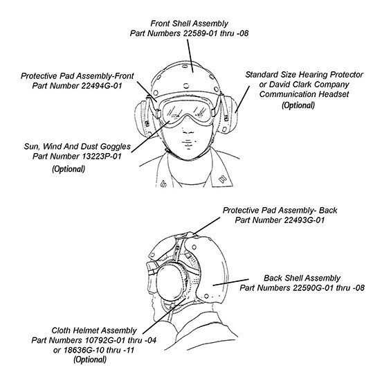 David Clark Flight Deck Helmet Kit for Sale | MG Pilot Shop