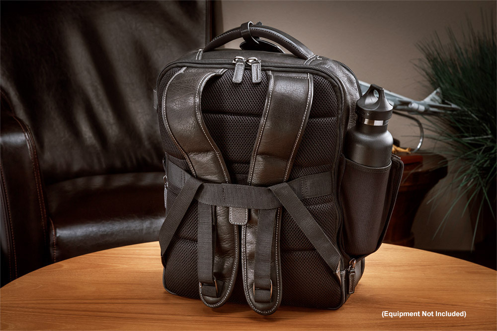 Leather Pilot Flight Bag | Lightspeed Gann Flight Bag | MG Pilot Shop