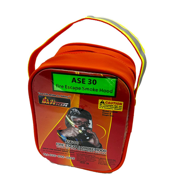 ASE 30 Fire Escape Smoke Hood | Emergency Fire Safety Hood