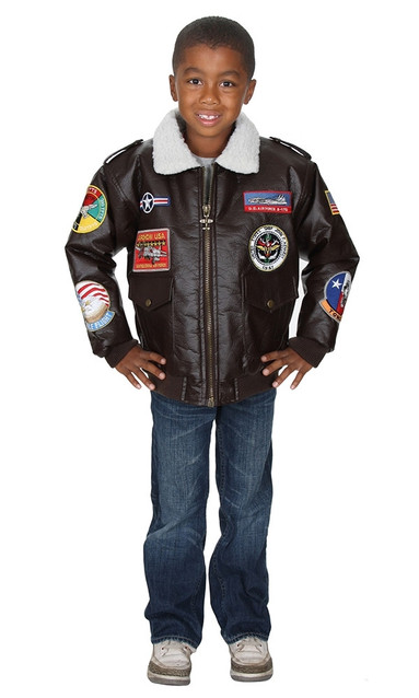 Kid's Bomber Jacket with Patches