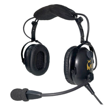 Marv Golden ANR Aviation Headset with Microphone | MG Pilot Shop