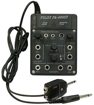 Pilot USA PA-400ST 4-Place Stereo Intercom with Cell Interface