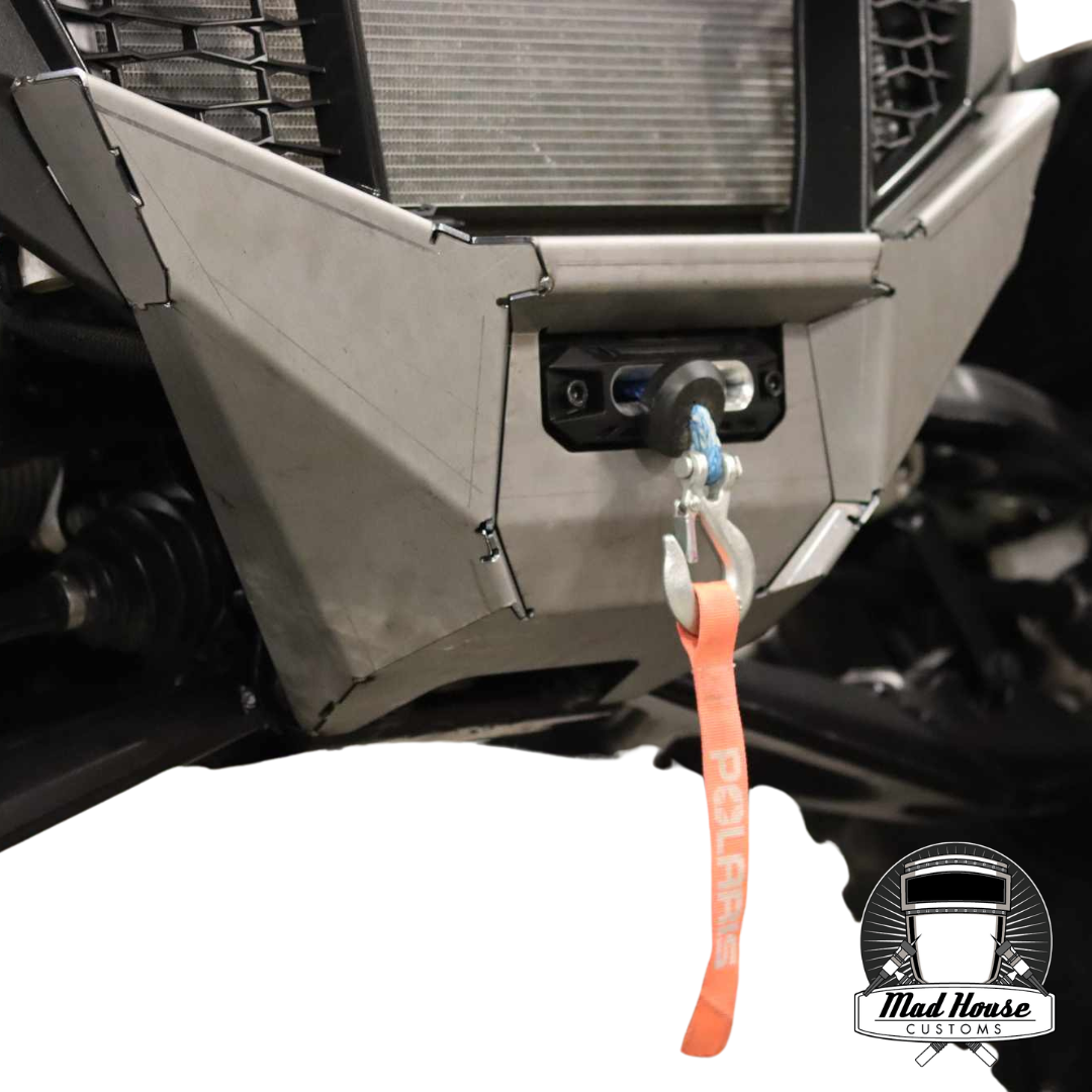 Full Coverage Polaris RZR Front Bumper For Turbo R & Pro R - Mad House ...
