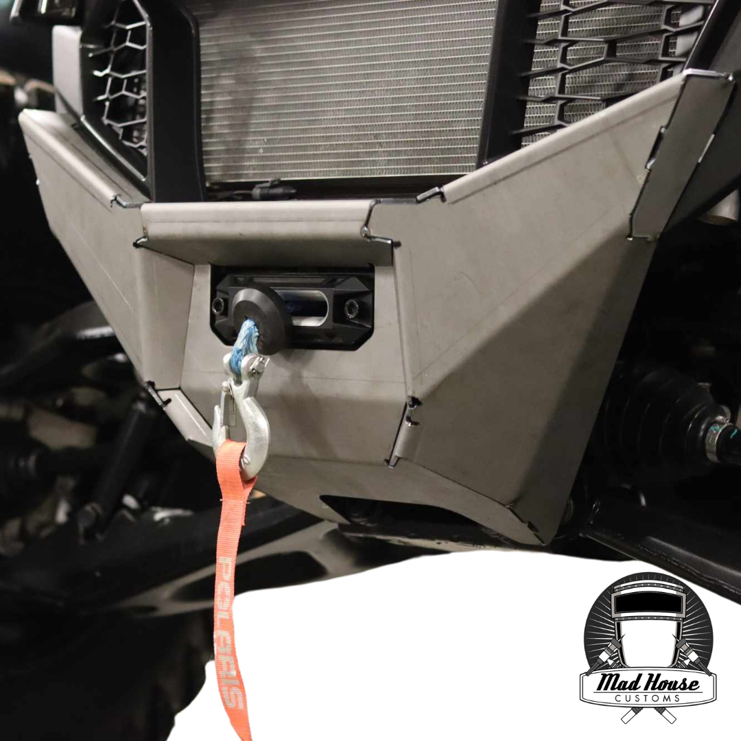 Full Coverage Polaris RZR Front Bumper For Turbo R & Pro R - Mad House ...