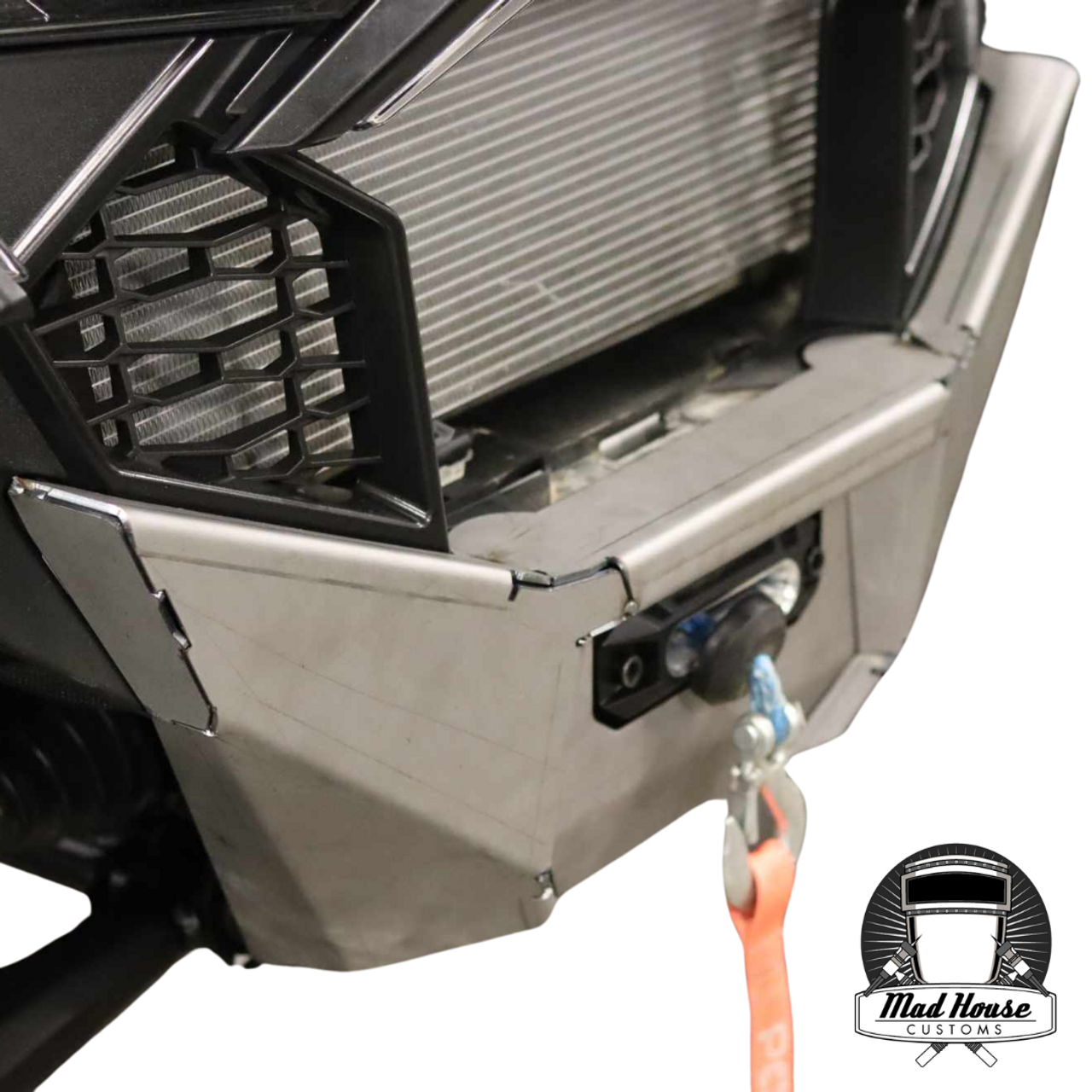 Full Coverage Polaris Rzr Front Bumper For Turbo R And Pro R Mad House
