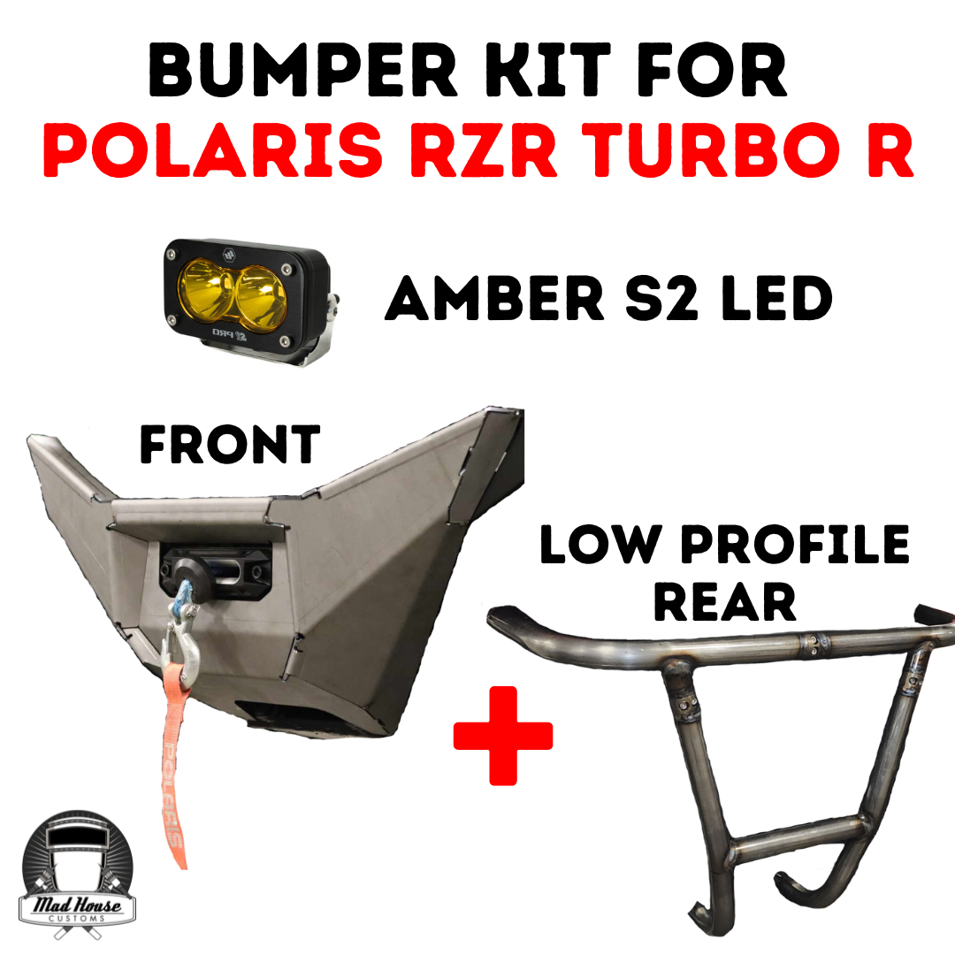 Polaris RZR Turbo R Front & Rear Bumper Kit