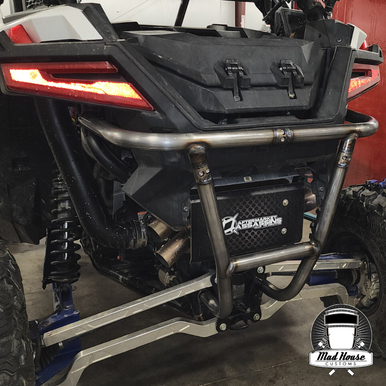 Low Profile Polaris RZR Rear Bumper For Pro XP, XP4, and Turbo R - Mad ...