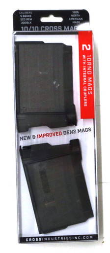 Cross, 10/10 Cross Mag, 5.56x45, 1 Coupling Magazine Set For AR-15 ...