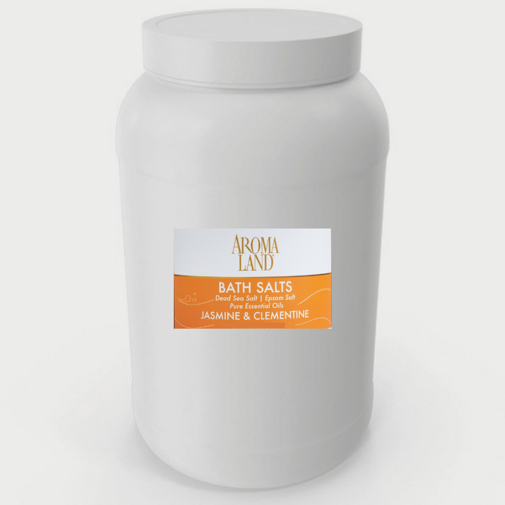 Aromaland Natural Bath Salts - Jasmine and Clementine - Bulk
