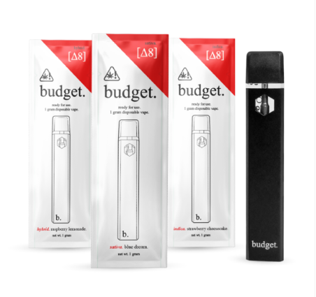 Budget - Dleta 8 1G Disposable ( Display of 30 / Red )