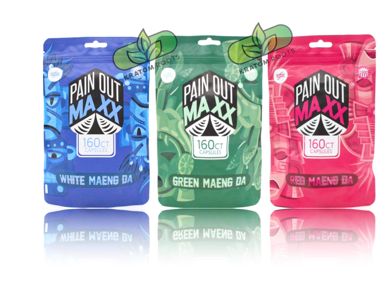 Pain Out MAXX - Kratom 160 Capsules