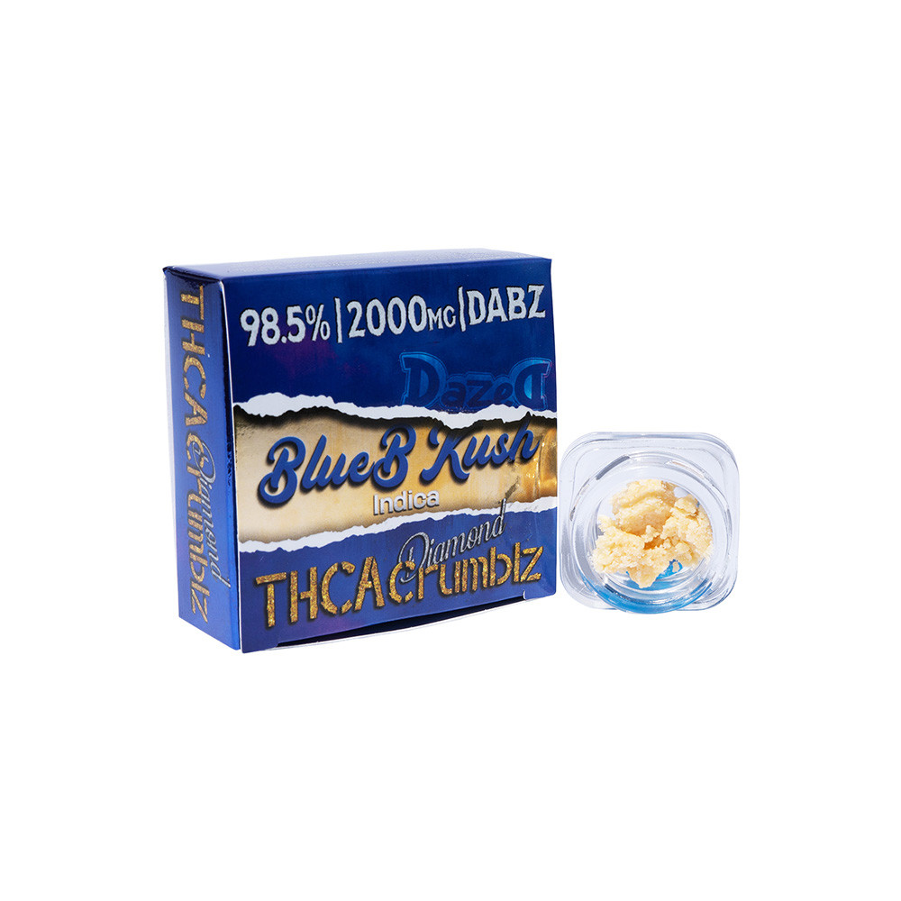 Dazed THCA Diamond Crumblz Dabs Display Of 4 (2G)