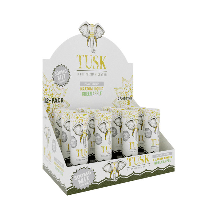 OPMS Platinum Kratom Extract Shots Display of 50 (8.8mL)