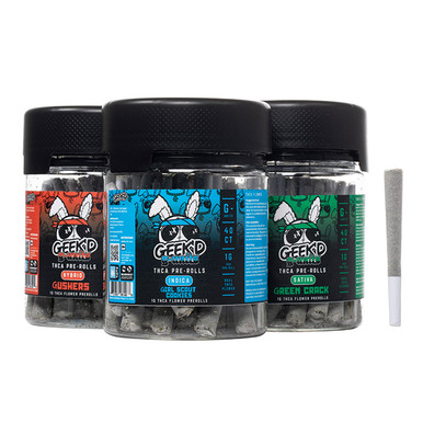 Geek'D G-Units Premium THCA Pre Roll Joints Jar Of 40 (1G)