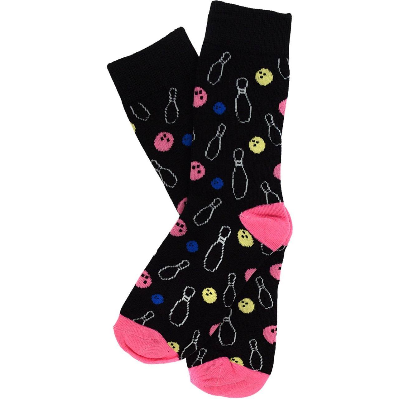 Women's Bowling Crew Novelty Socks
