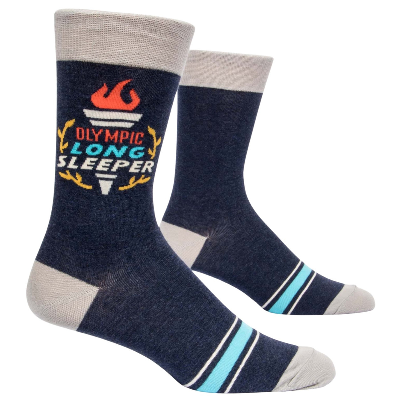 Men's Olympic Long Sleeper Crew Novelty Socks