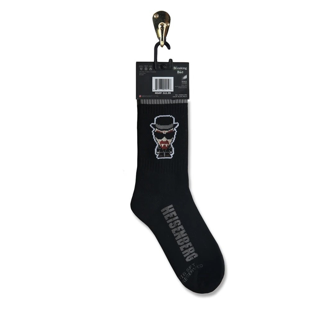 Men's Breaking Bad Heisenberg Crew Novelty Socks