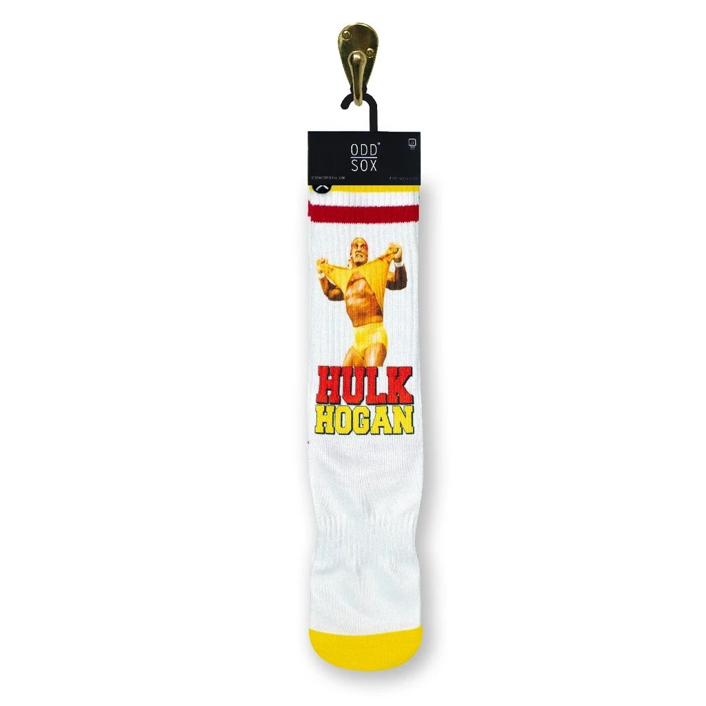 Men's Hulk Hogan Varsity Crew Novelty Socks
