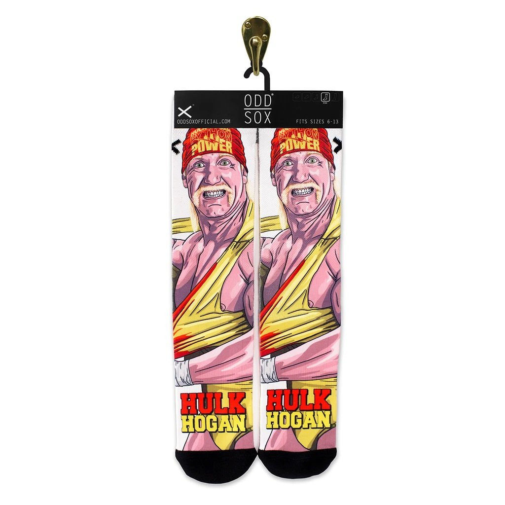 Men's WWE Hulk Hogan Vintage Crew Novelty Socks