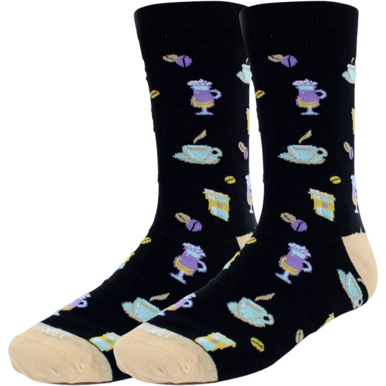 Men's Tea Party Premium Crew Novelty Socks