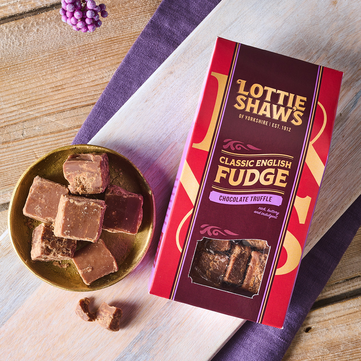 Chocolate Truffle Fudge | Lottie Shaw's