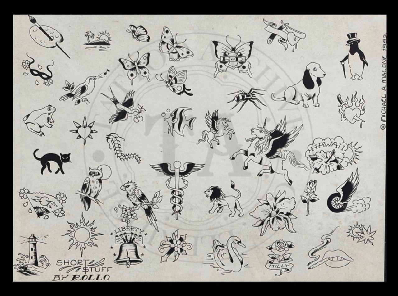 Original Mike Malone (Rollo) Production Flash, 1982