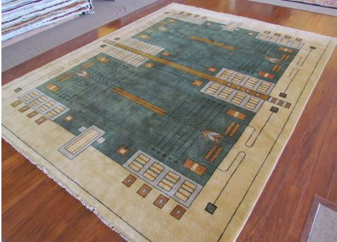 Prairie III Hand knotted Rug