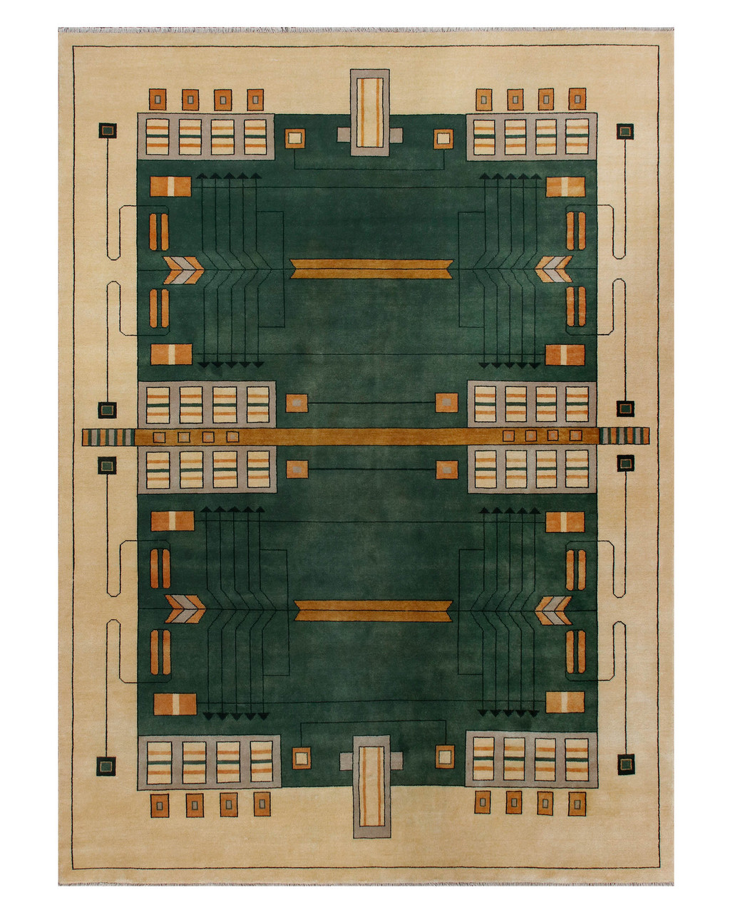 Prairie III Hand knotted Rug