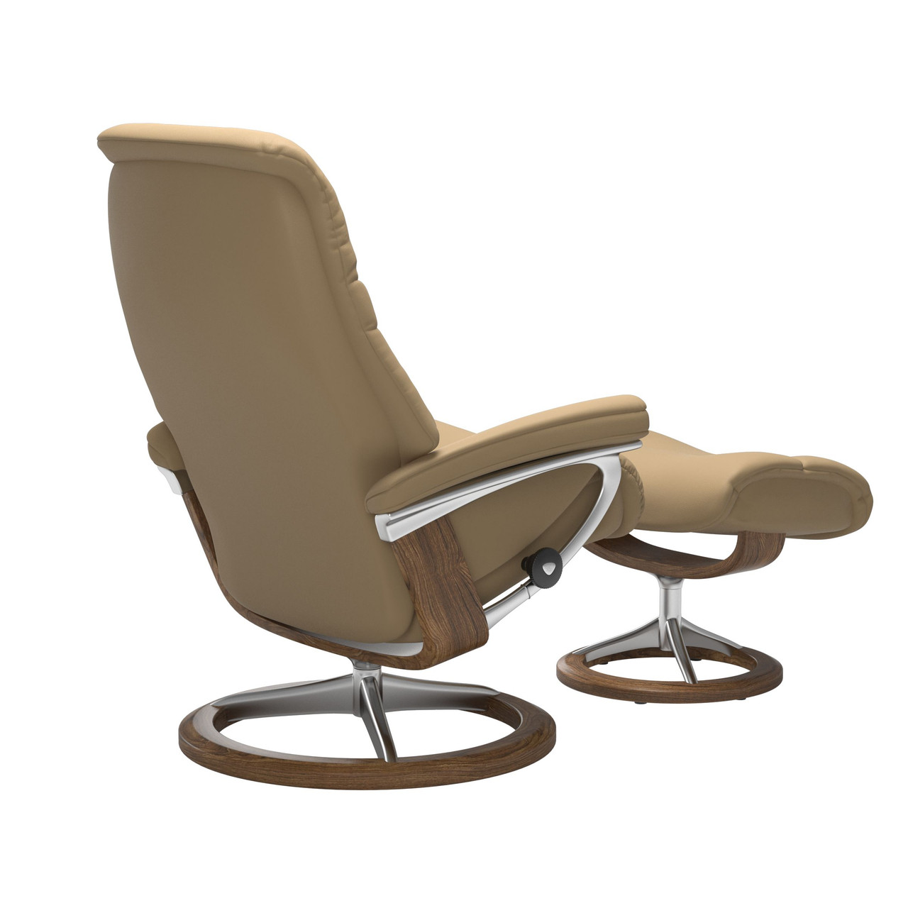 Stressless Sunrise Signature Base Chair and Ottoman