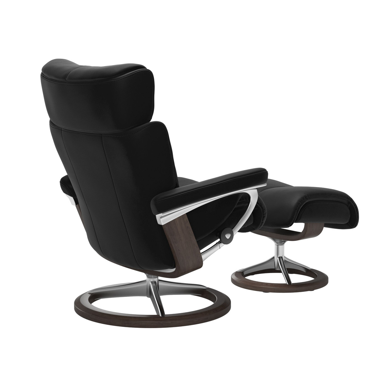 Stressless Magic Signature Base Chair and Ottoman