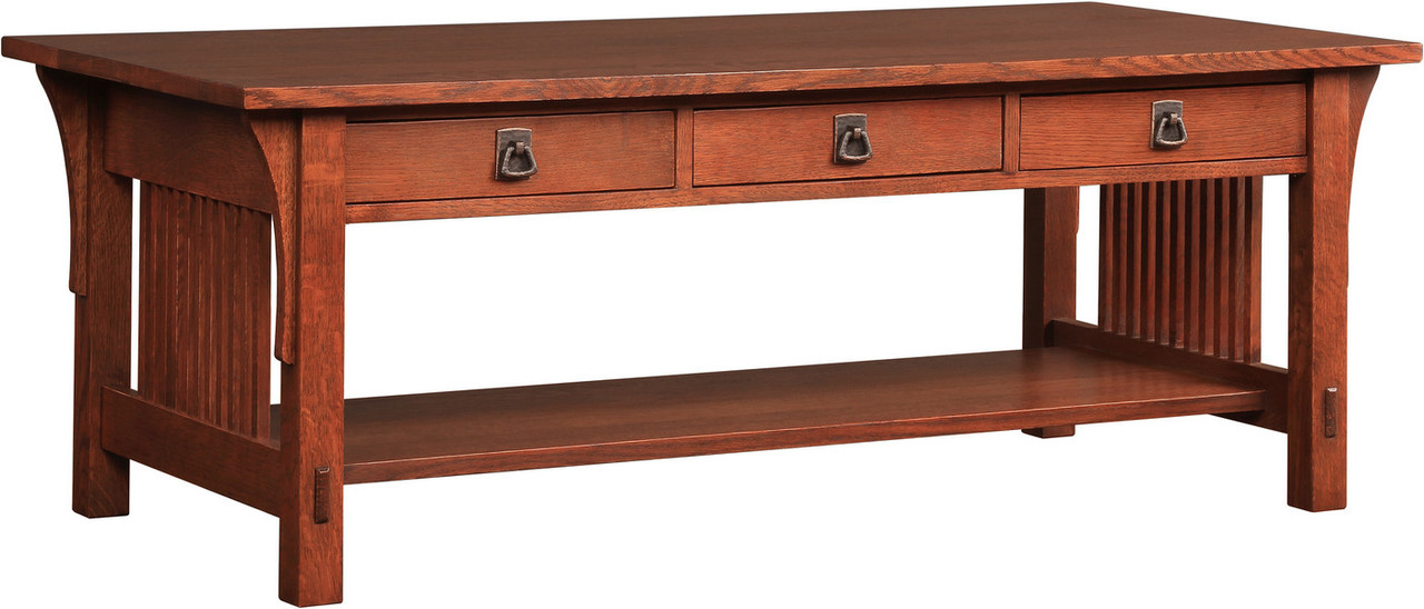 Stickley Three-Drawer Cocktail Table 89/91-756