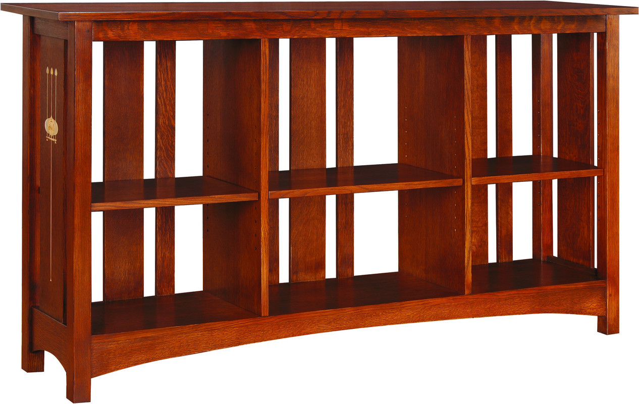 Stickley Slatted-Back Bookcase (89-567)