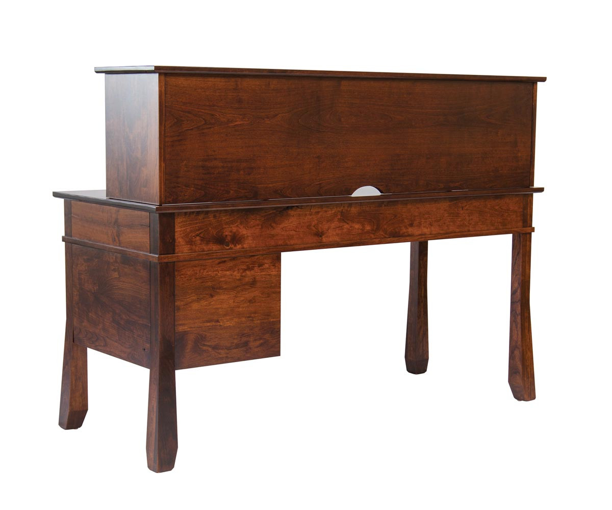 Craftsman Computer Desk with Hutch