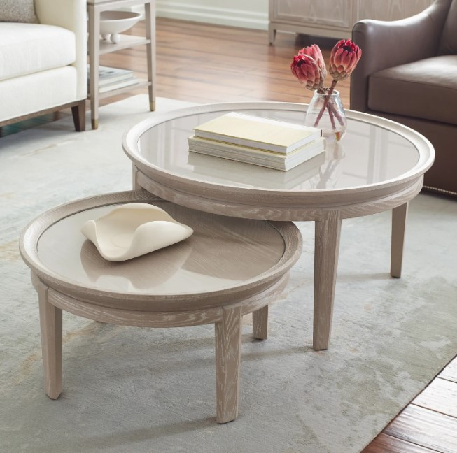 Maidstone 36-inch Round Cocktail Table by Stickley