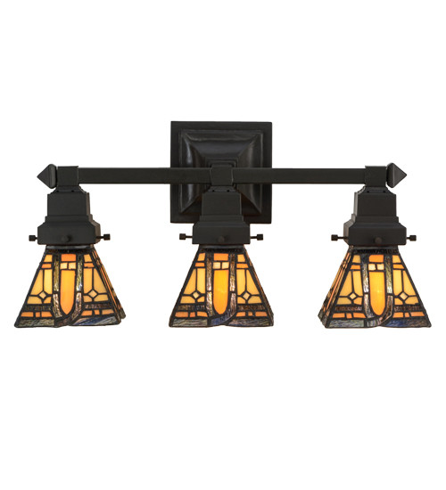 20"W Sierra Prairie Mission 3 LT Vanity Light