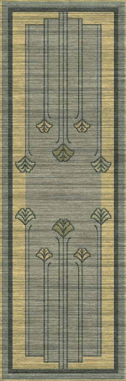 Art Ginkgo Stickley Rug (RU-1455)