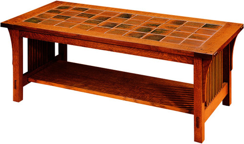 Stickley Mission Tile Top Coffee Table 89-758