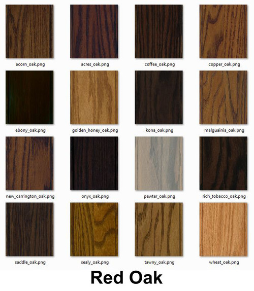 Red Oak Wood Samples