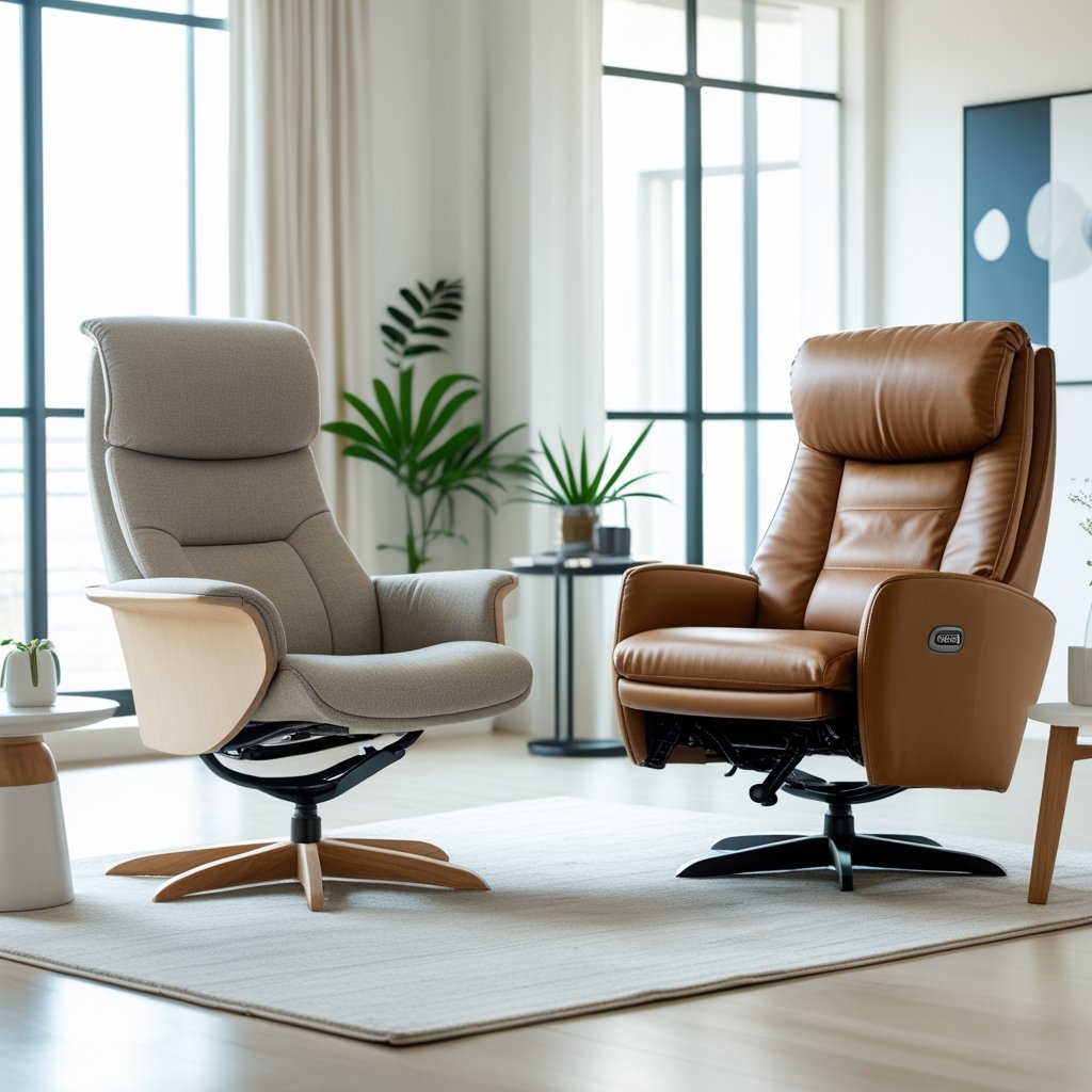 Oslo Recliner vs. Stressless Recliner Comparison Guide - The Mission Motif